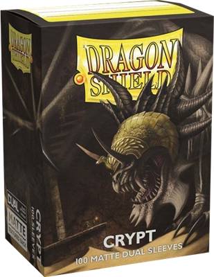 DRAGON SHIELD DUAL MATTE CRYPT (100)PROTEGES CARTES 100 protèges ca...