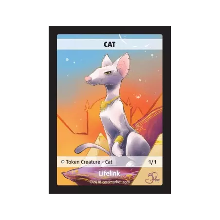 CAT TOKENTOKENS Cat Token (White 1/1 Lifelink)